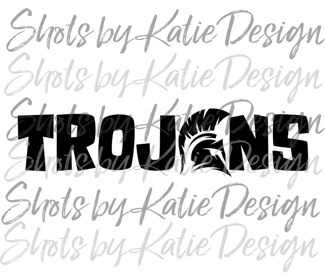 Trojans SVG, Trojans PNG, Trojans Vector, Digital Trojans Design, Trojans Letters, Sublimation ...