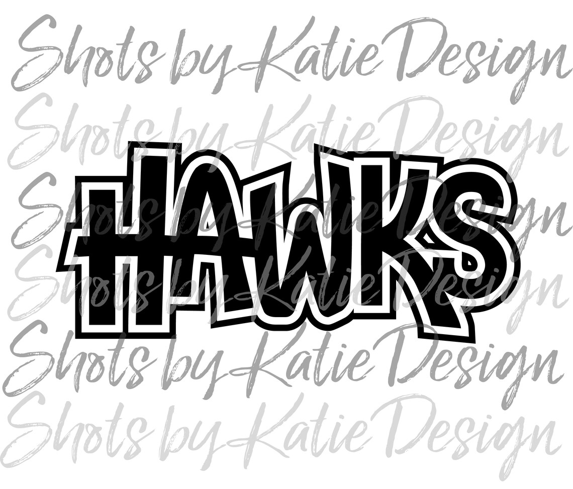Hawks PNG Hawks Vector Hawks Digital Hawks Letters Hawks - Etsy
