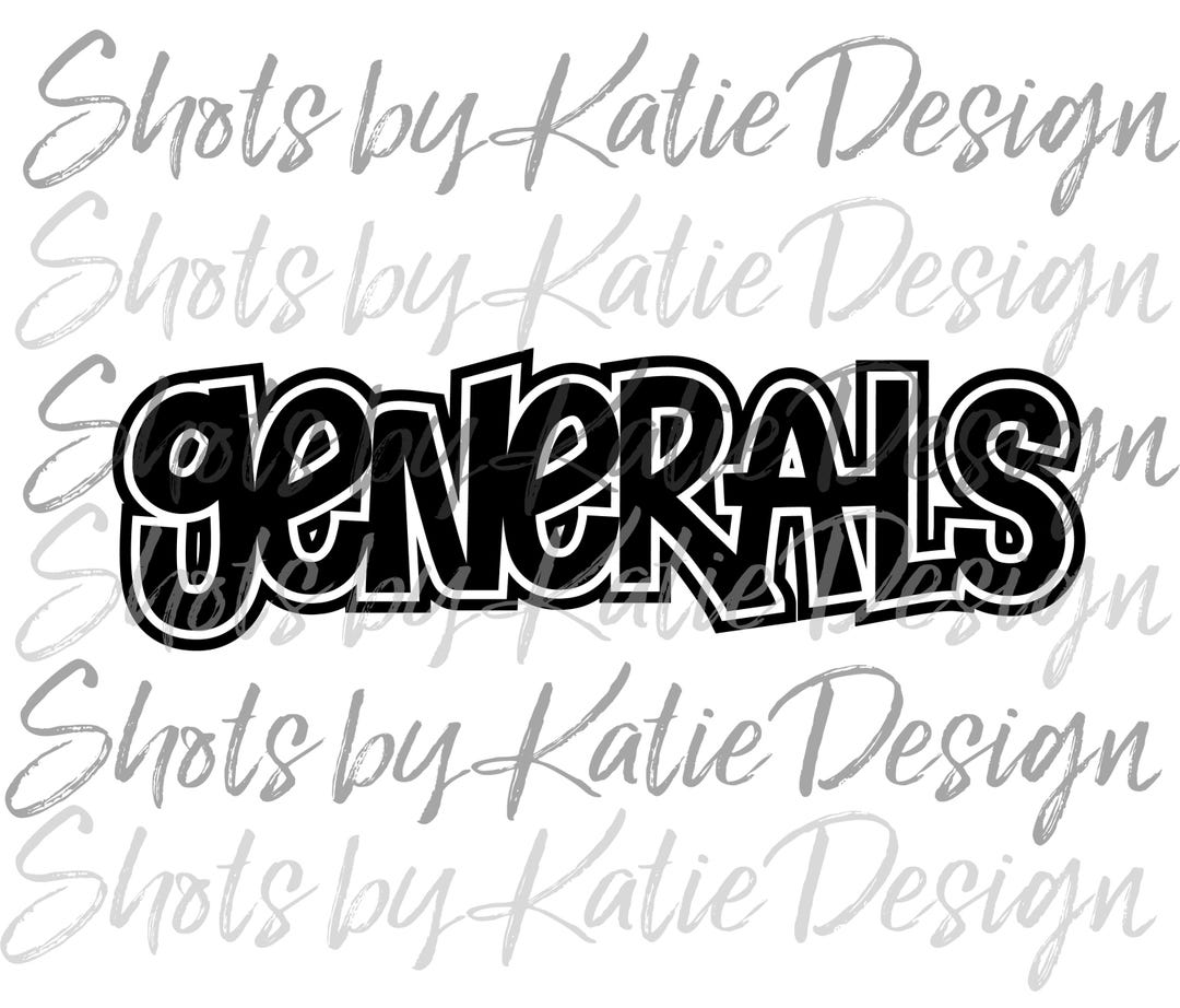 Generals PNG, Generals SVG, Digital Generals Design, Generals Letters ...