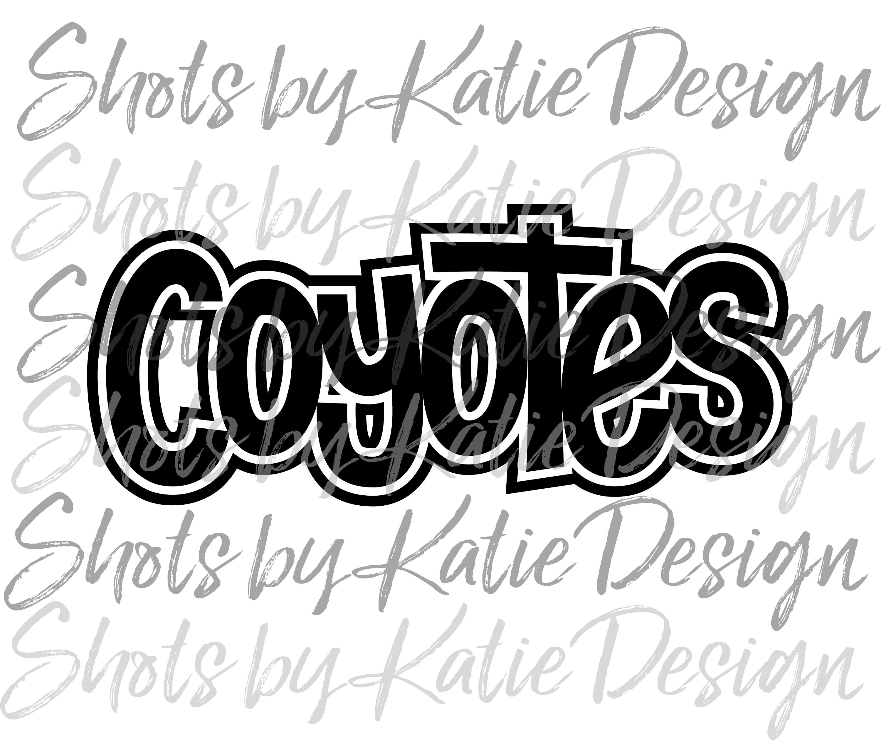 Coyotes PNG, Coyotes Vector, Digital Coyotes Design, Coyotes Letters ...