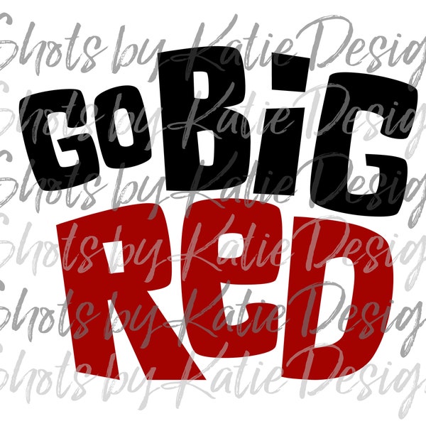 Go Big Red - Etsy