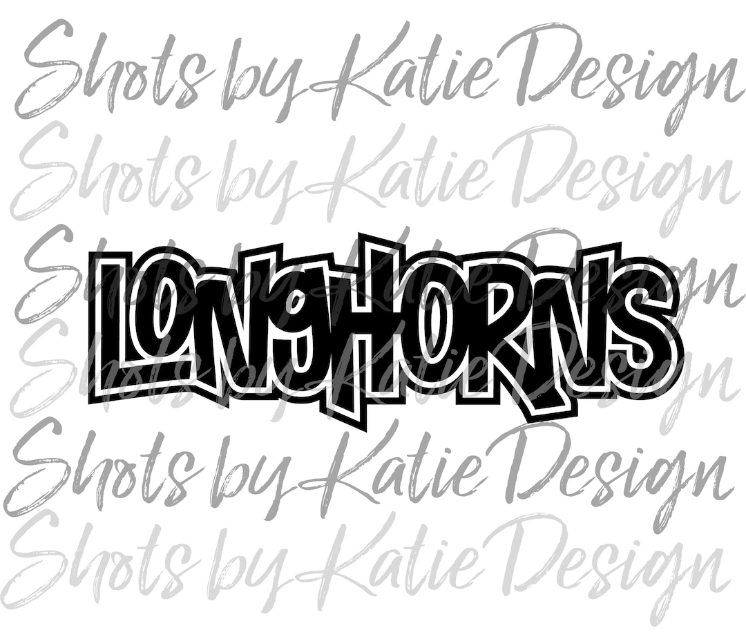 Longhorns PNG, Longhorns SVG, Digital Longhorns, Longhorns Letters, Go ...