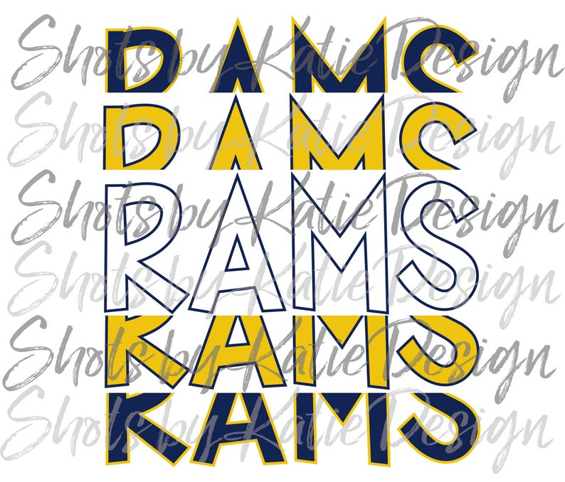 Rams PNG, Rams Vector, Rams Digital, Rams Letters, Rams SVG, Instant ...