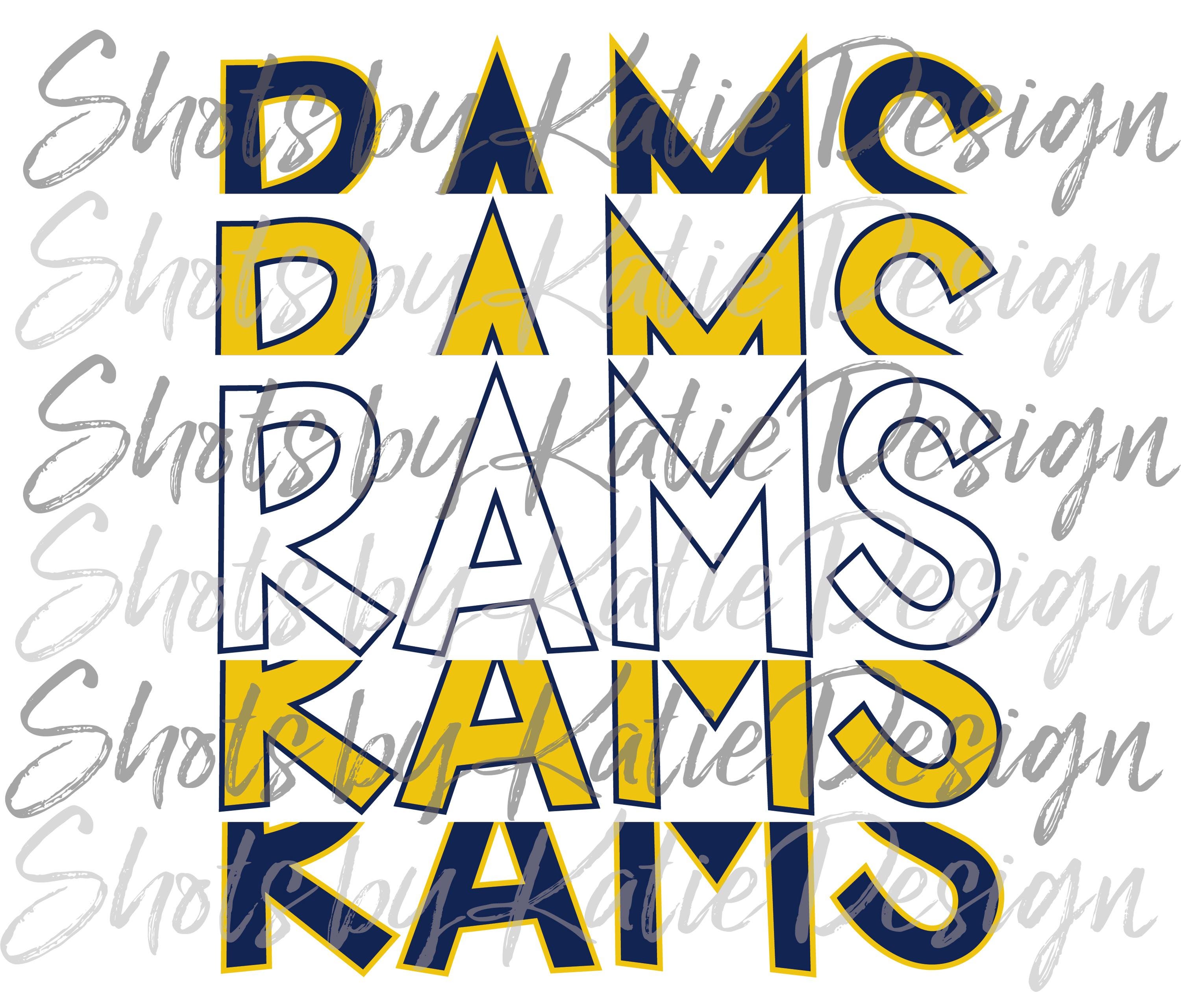 Rams PNG, Rams Vector, Rams Digital, Rams Letters, Rams SVG, Instant ...
