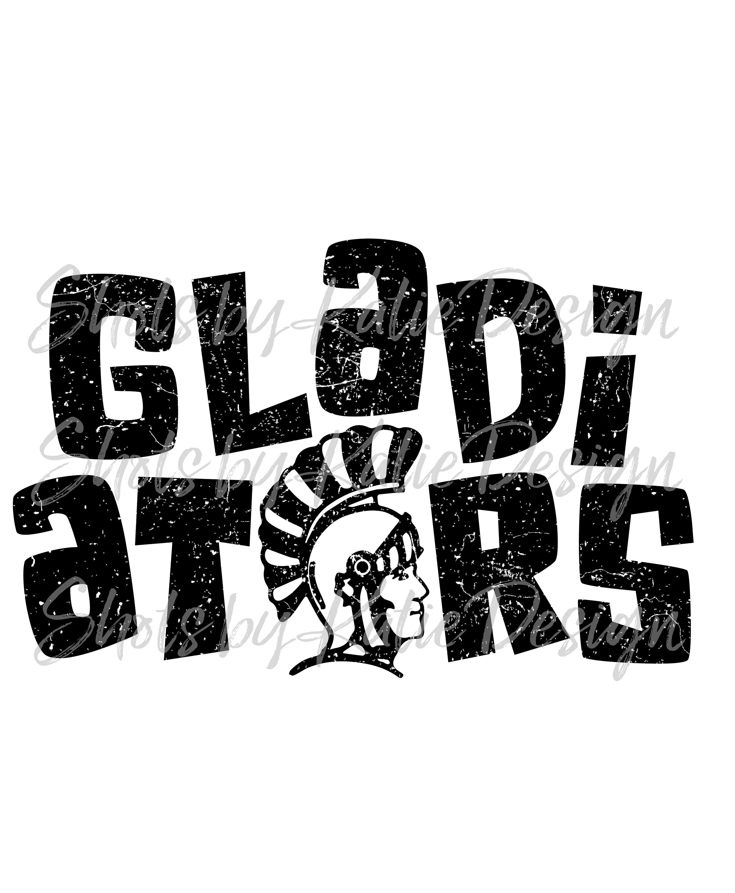 Distressed Gladiators PNG, Gladiators Vector, Digital Gladiators Design ...