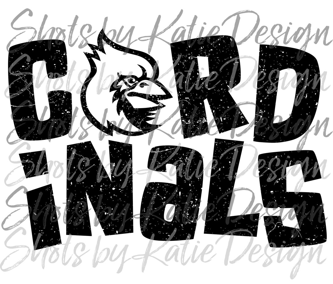 Distressed Cardinals PNG, Cardinals Vector, Digital Cardinals Design ...