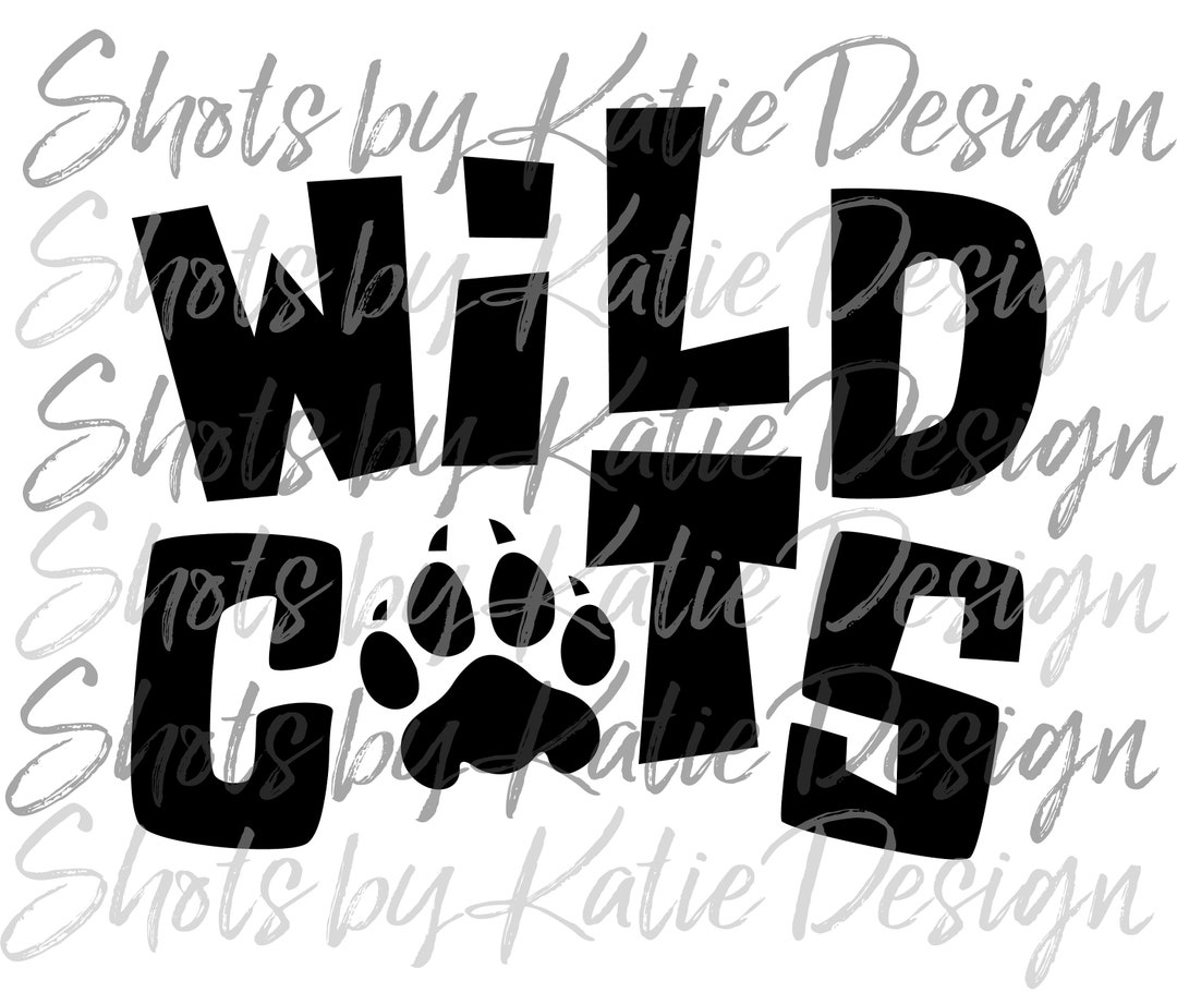 Wildcats PNG, Wildcats SVG, Digital Wildcats Design, Wildcats Letters ...