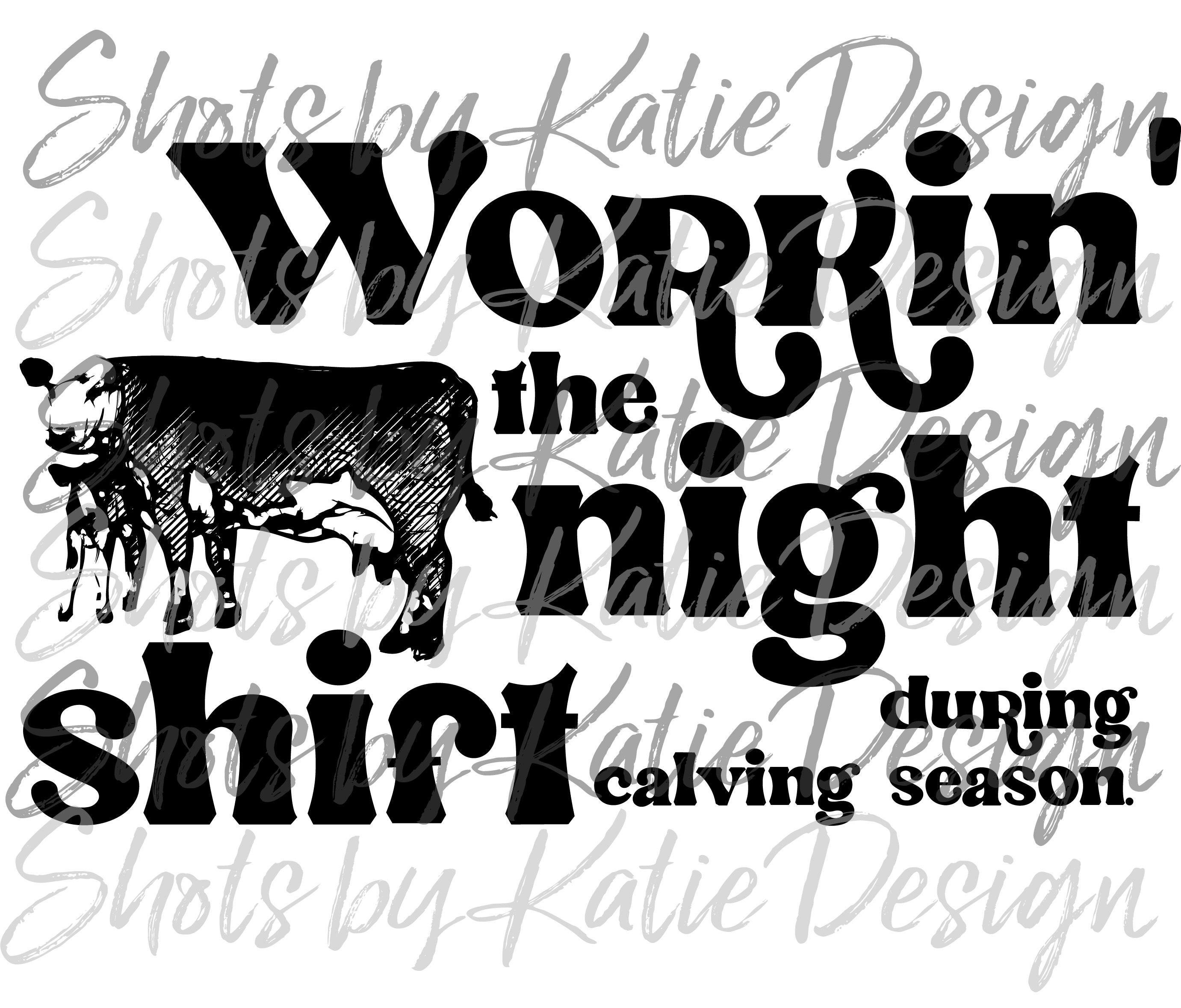 Calving Season PNG, Calving Season SVG, Calving Season Design, Cattle ...