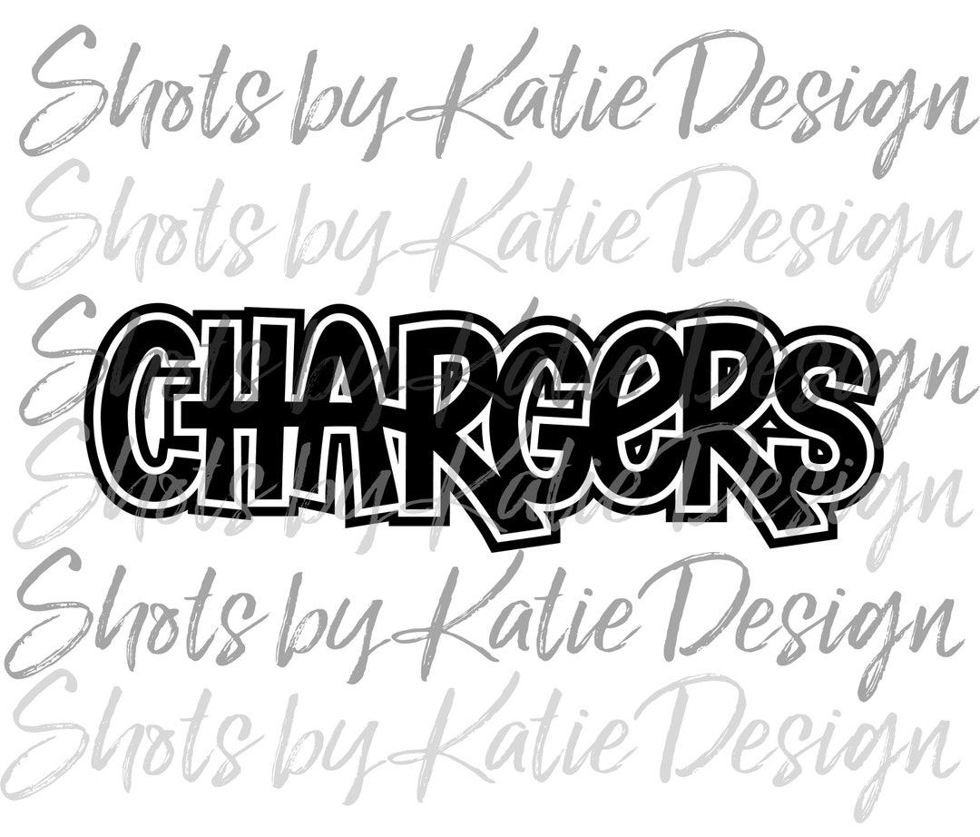 Chargers PNG, Chargers SVG, Digital Chargers, Chargers Letters, Go ...