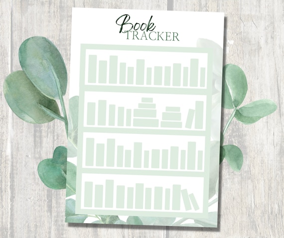 Book Tracker PRINTABLE Reading Tracker Minimalist Reading - Etsy
