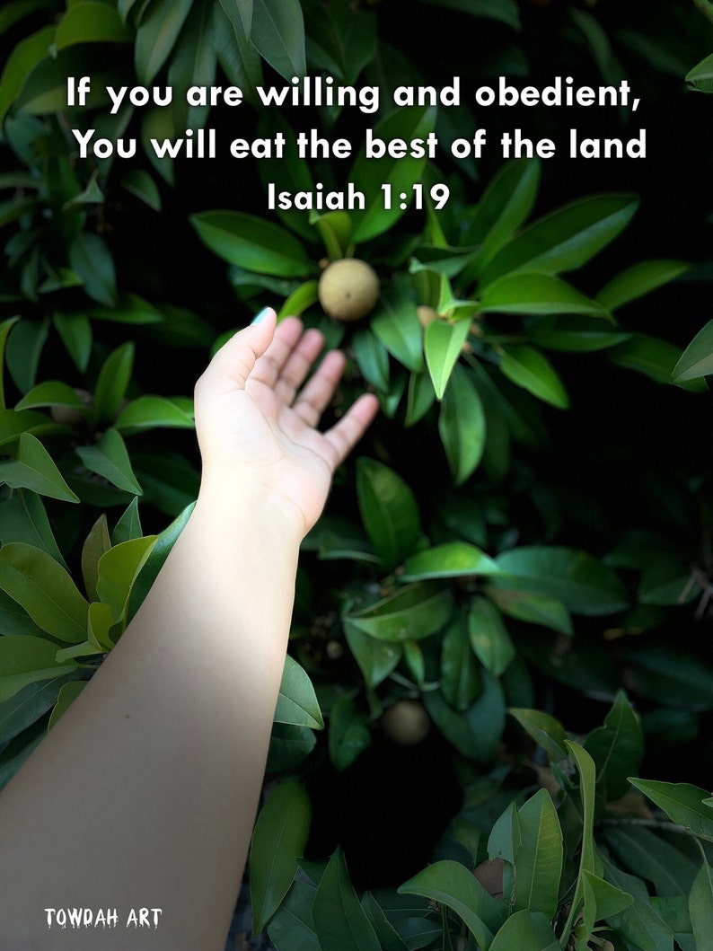 Isaiah 1-19, Scripture Art, Bible Verse Wallpaper, Digital Print ...