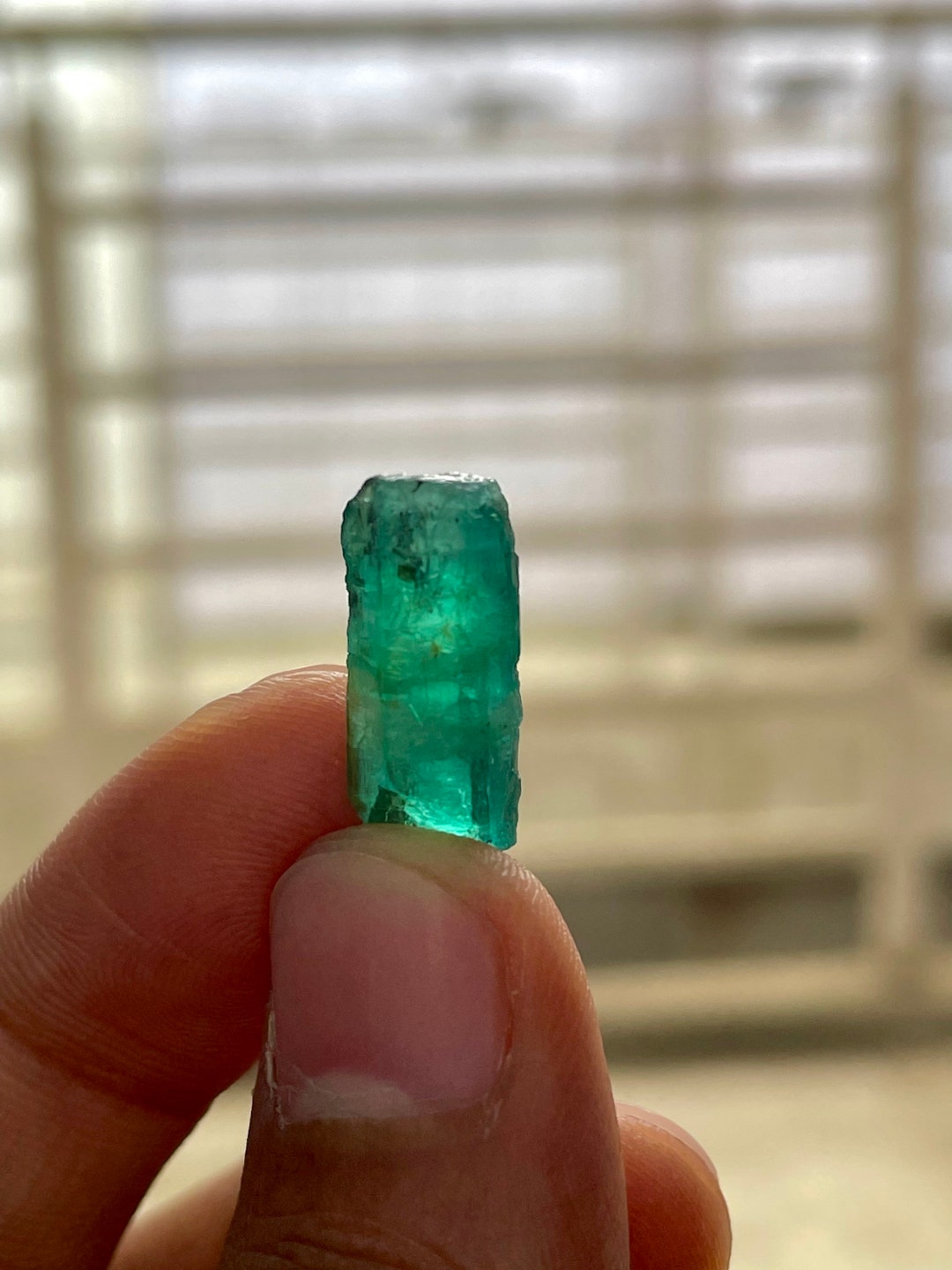 Natural Zambian Emerald Rough Gemstone, Loose Gemstone, Faceted ...