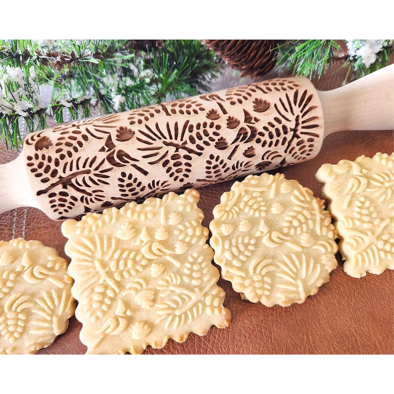 Embossed Rolling Pin - Etsy