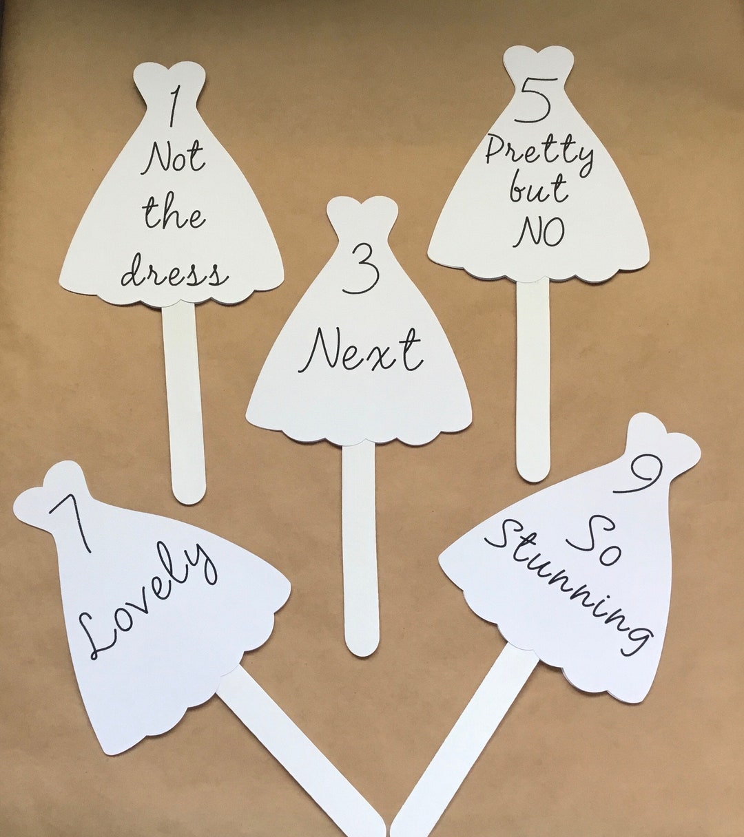 Wedding Dress Voting Wands - Etsy