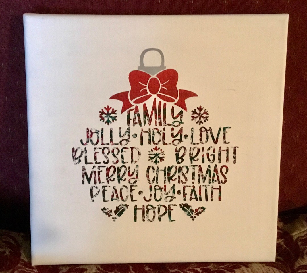 Family Holy Word Bulb Art - Etsy