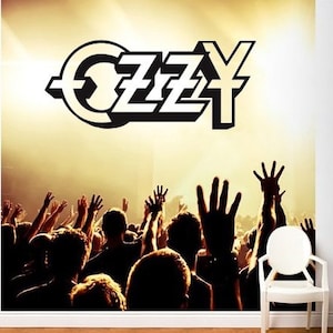OZZY Vinyl DECAL Hard Rock Heavy Metal Music for Window Wall Home Décor ...