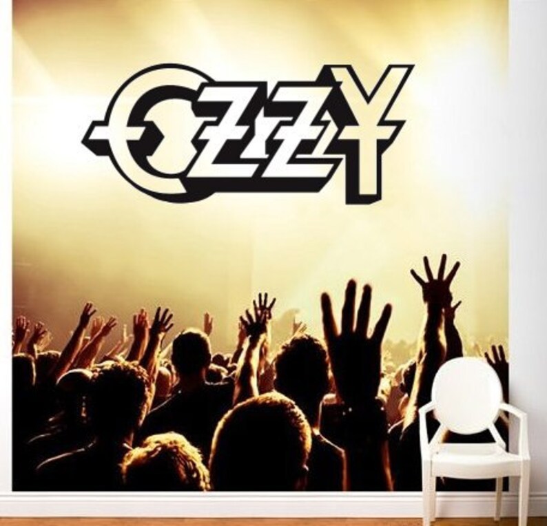 OZZY Vinyl DECAL Hard Rock Heavy Metal Music for Window Wall Home Décor ...