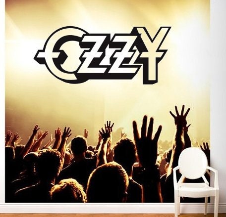 OZZY Vinyl DECAL Hard Rock Heavy Metal Music for Window Wall Home Décor ...