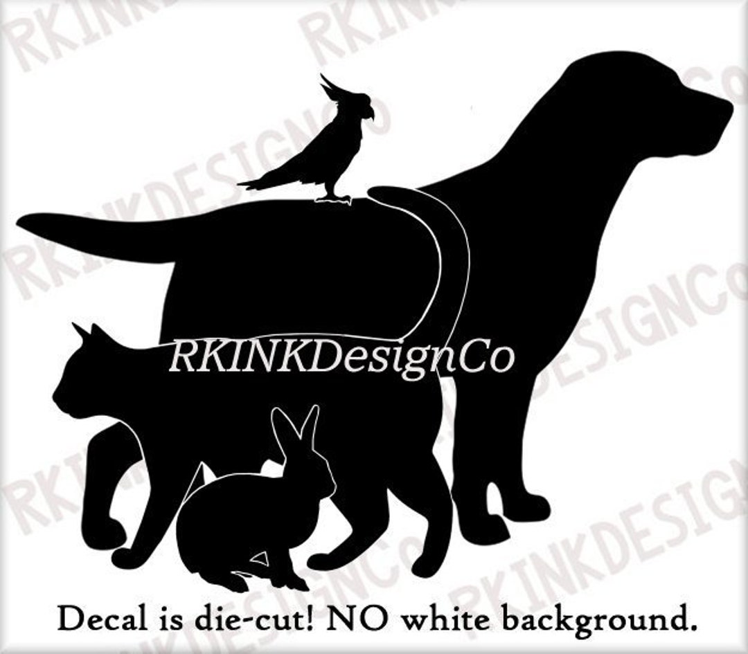 Veterinary Logo Vinyl Decal Vet Clinic Sticker Vehicle Window Bumper ...