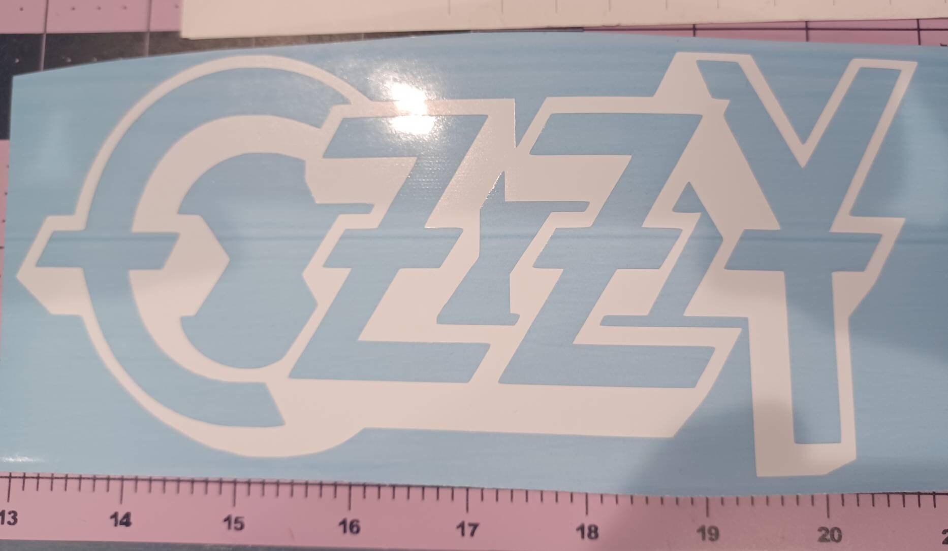 OZZY Vinyl DECAL Hard Rock Heavy Metal Music for Window Wall Home Décor ...