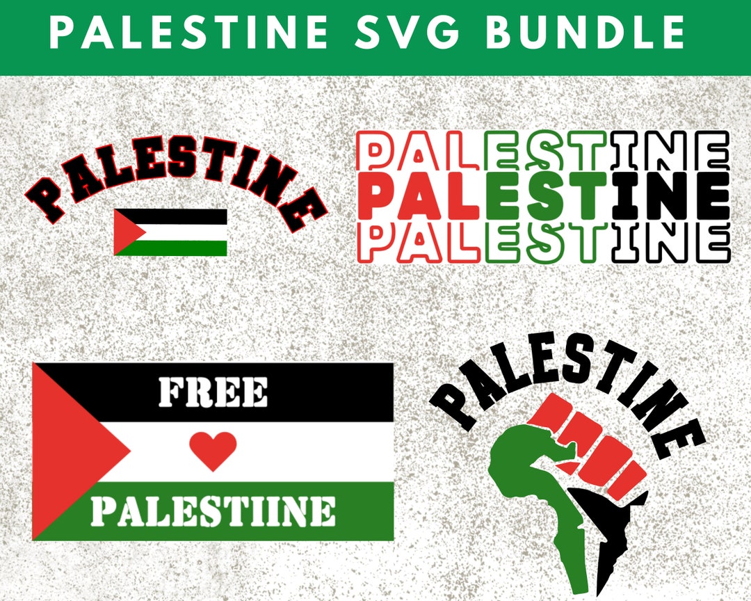 Palestine Svg | Palestind Flag Instant Download PNG Cricut Cut Files - Etsy