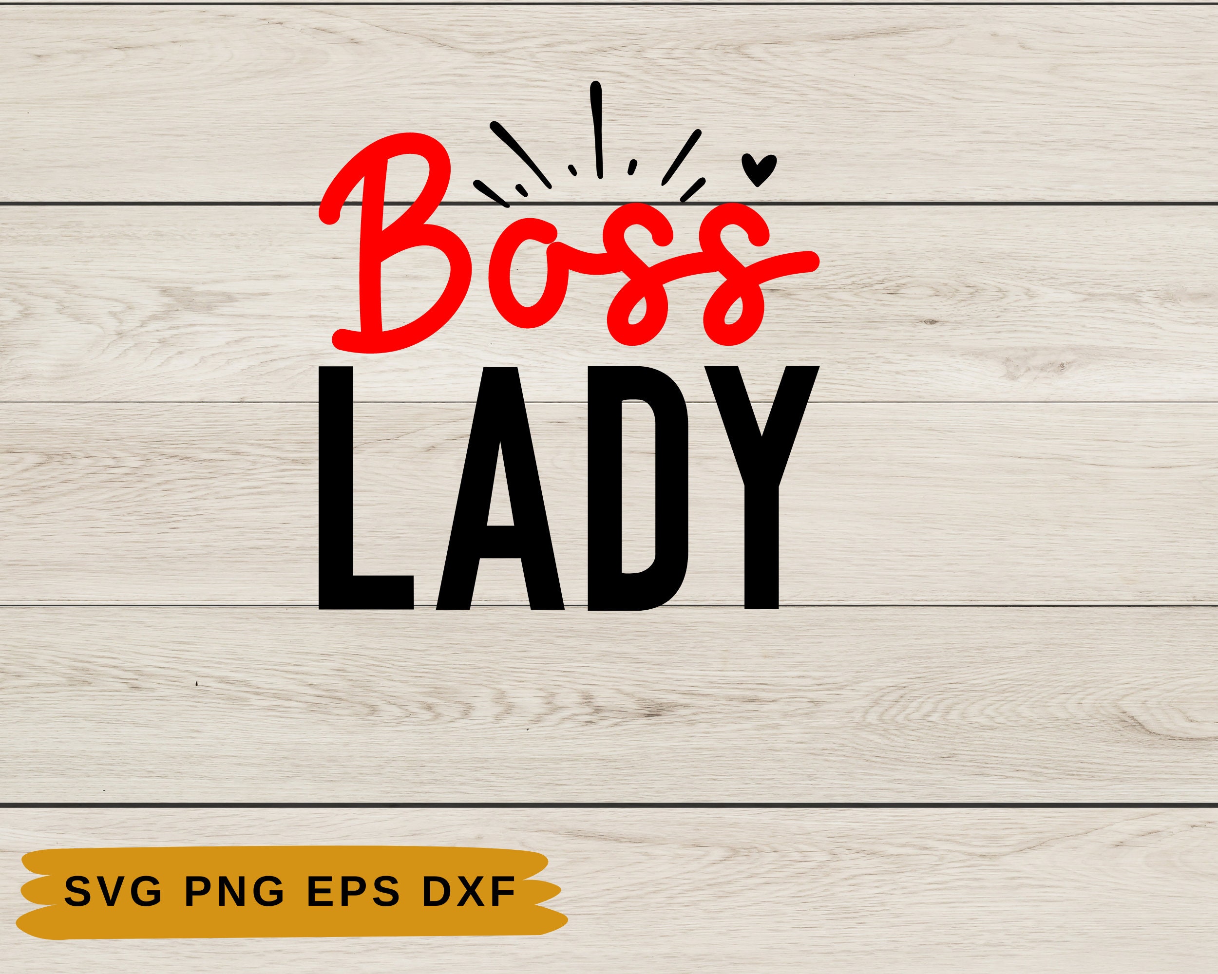 Boss Lady SVG Digital Download Cut File for Cricut Queen - Etsy