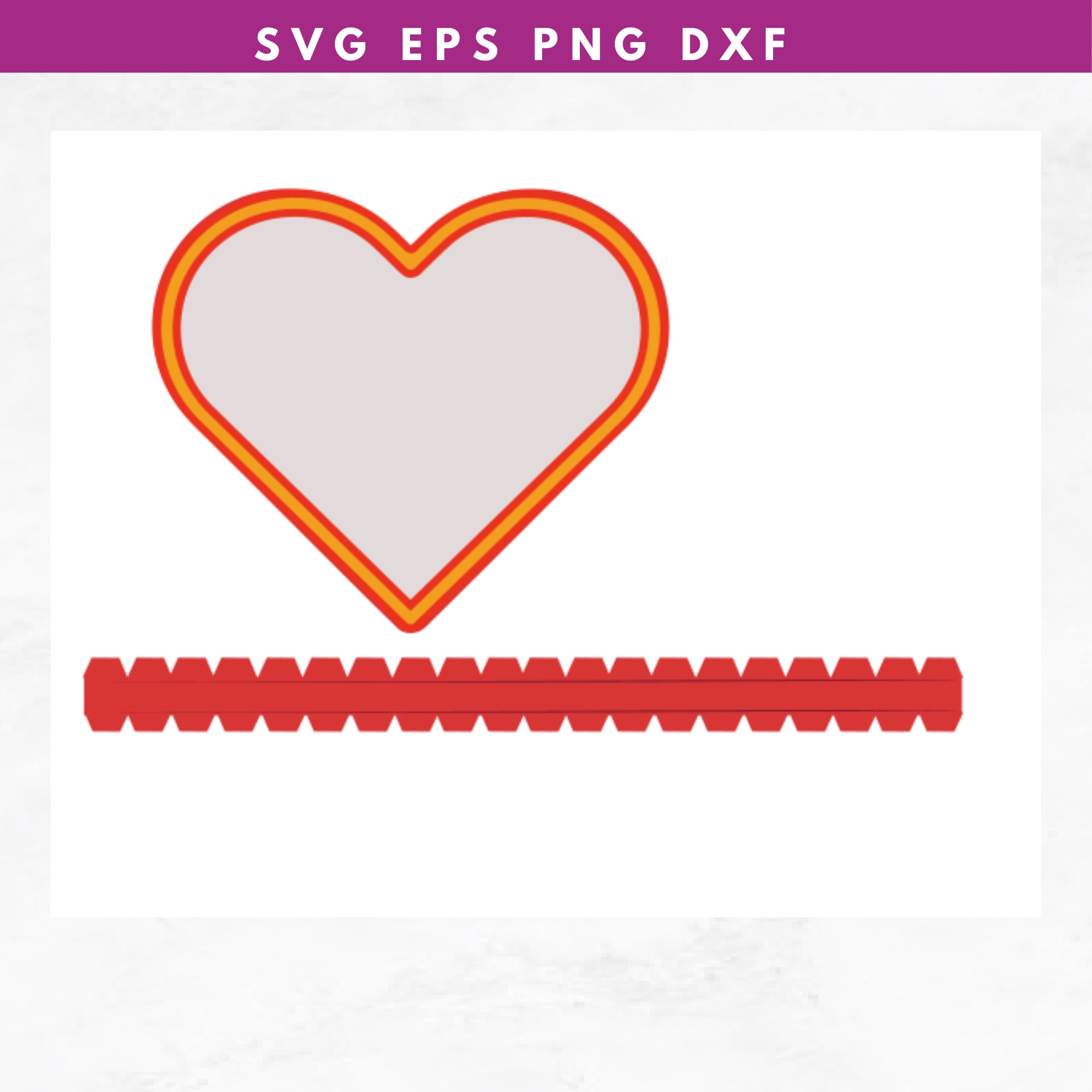 Heart Shaker Topper SVG Cake Topper Digital File Happy Birthday Layered ...