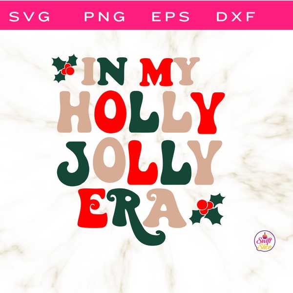 In My Holly Jolly Era Png - Etsy
