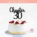 30th Birthday Cake Topper SVG Bundle | 30 AF | Hello 30 | Happy 30th ...