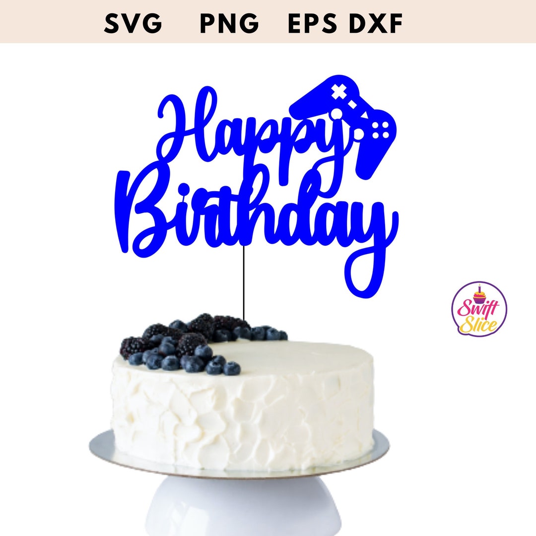 Controller Game Cake Toppers | Video Game Cake Topper | Laser Cut | Svg ...