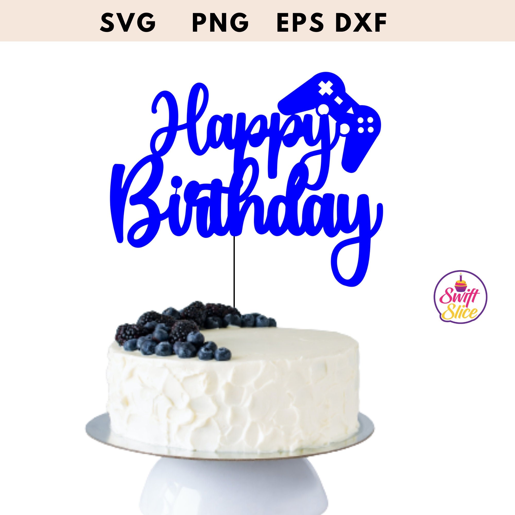 Controller Game Cake Toppers | Video Game Cake Topper | Laser Cut | Svg ...