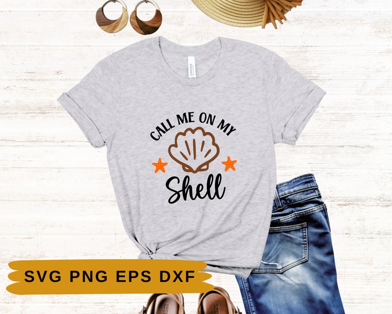 Call Me on My Shell Retro Summer Svg Groovy Svg Summer Bundle Svg Beach ...