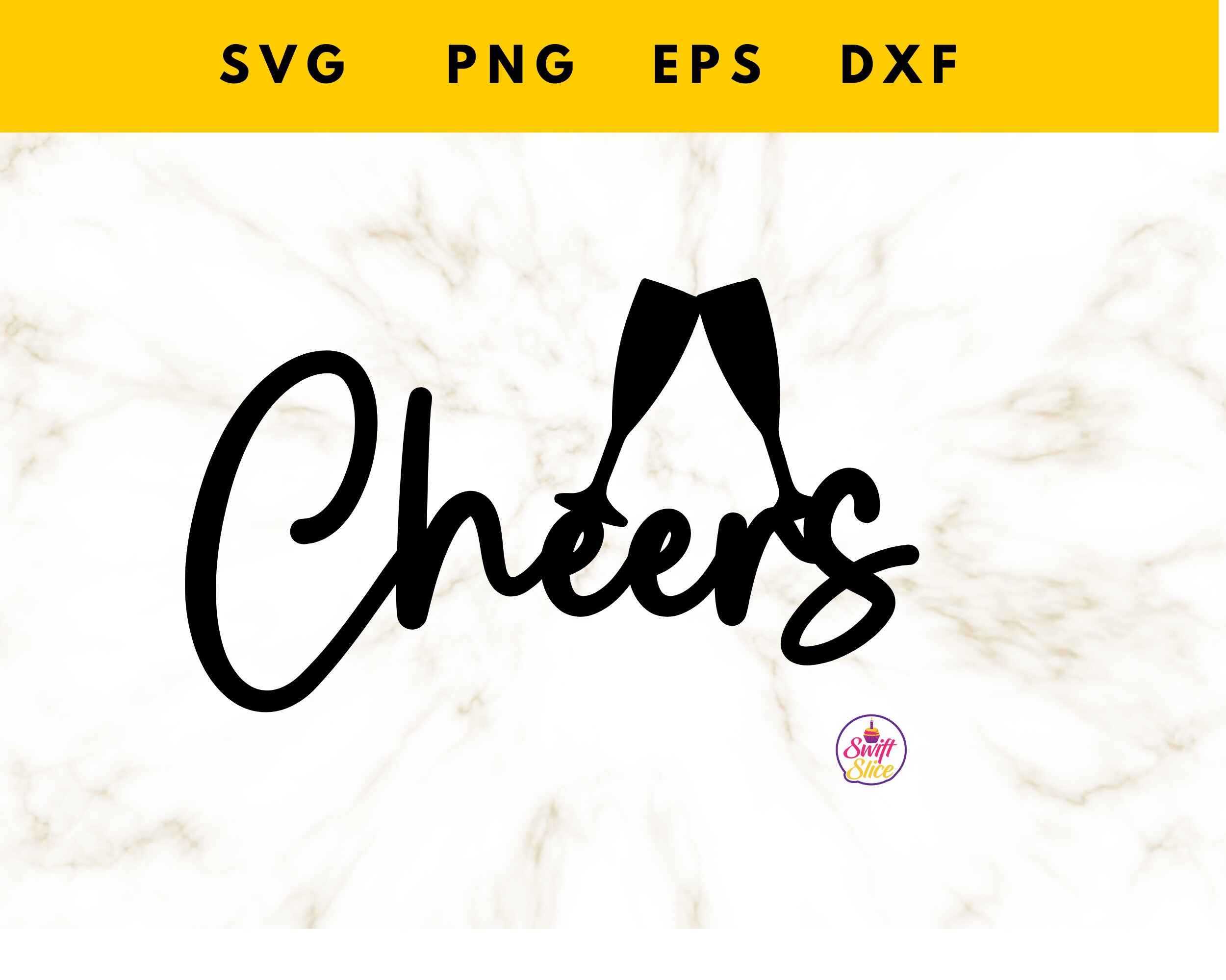 Cheers Svg / Cake Topper Svg / Nochevieja / Feliz Año Nuevo / Cheers ...