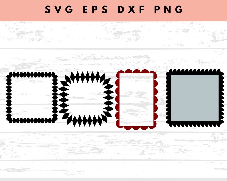 Rectangle Frame Svg Label Svg Label Frame Vector Clipart - Etsy