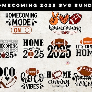 Football Svg | Dtf or Dtg | Homecoming 2025 Svg | Hoco 2025 Svg Png ...