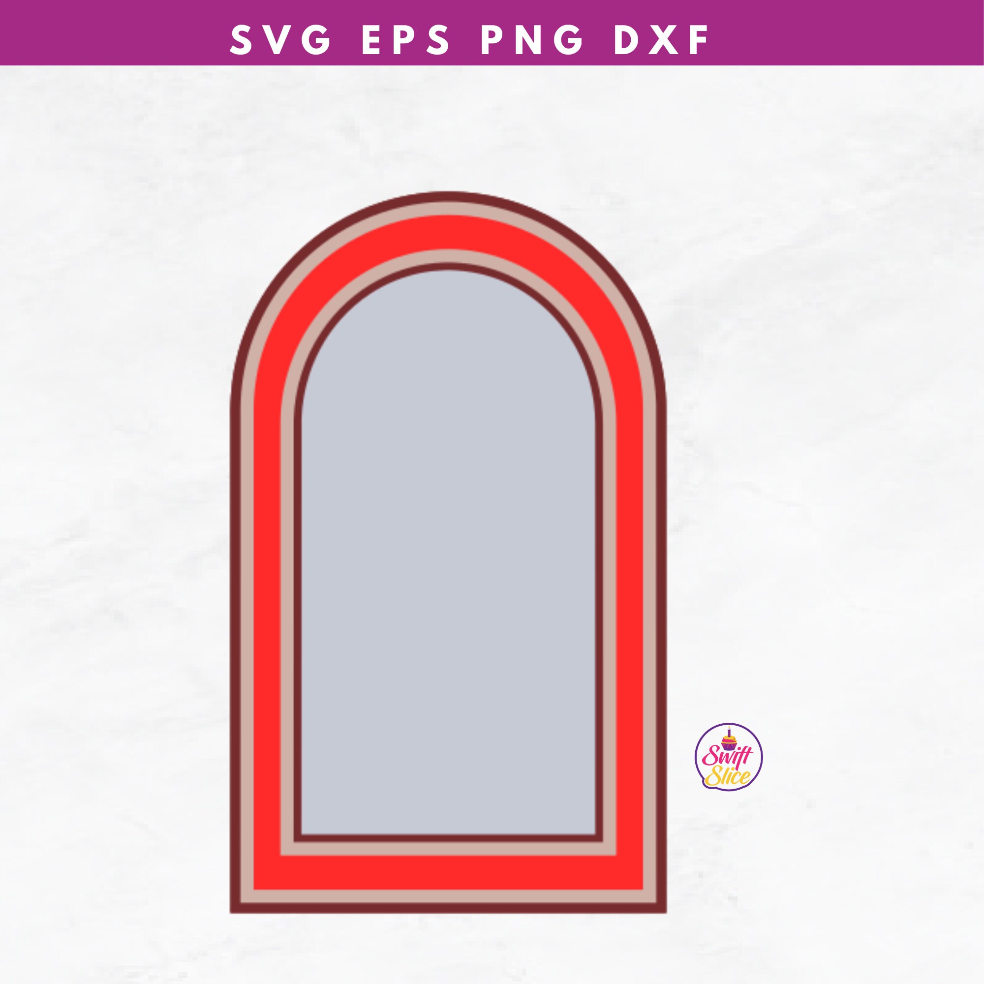 Arch Shaker Topper SVG Birthday Topper Svg Cricut Cake Topper Svg ...