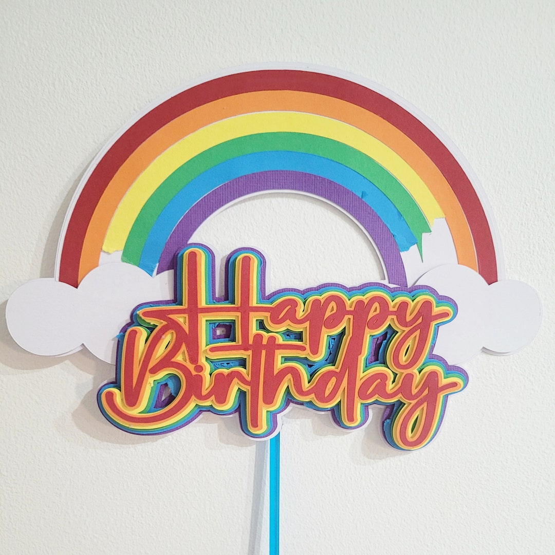 Cute Rainbow Svg | Boho Rainbow Clipart | Boho Rainbow Svg | Cake ...