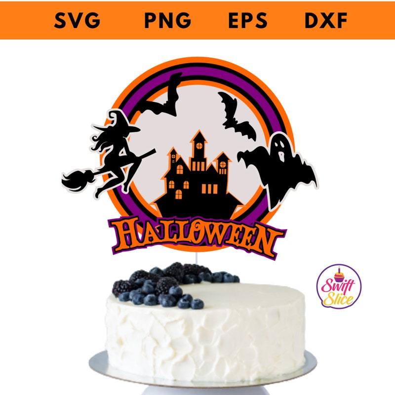 Halloween Cake Topper - Etsy