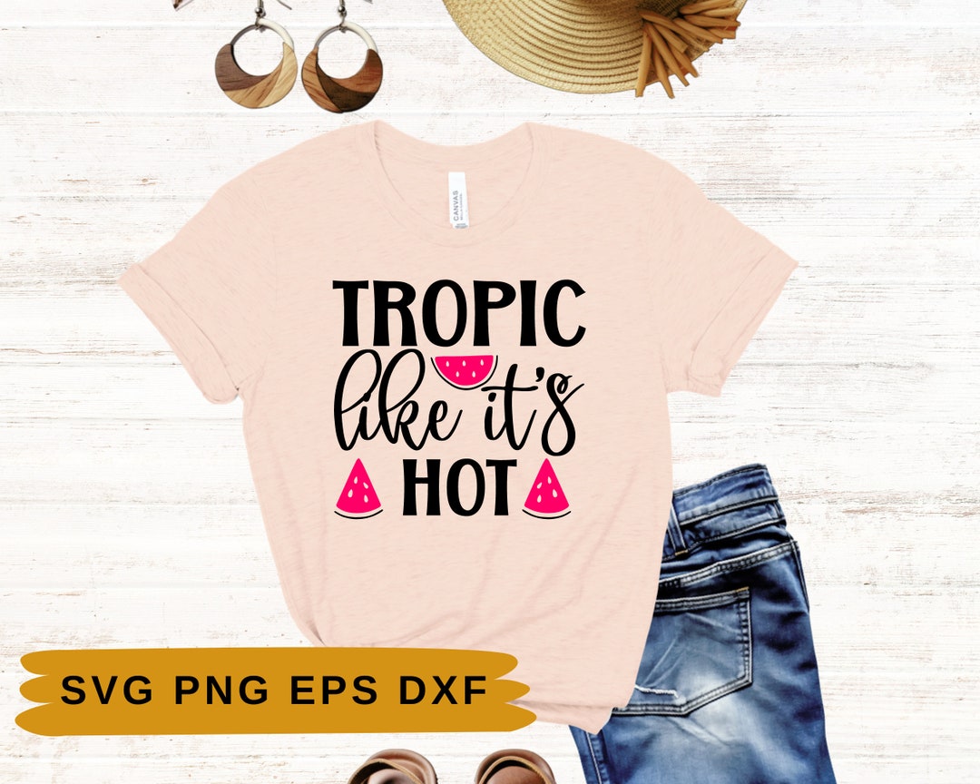 Tropic Like Its Hot Svg | Tropical Birthday Party Palm Springs Bach ...