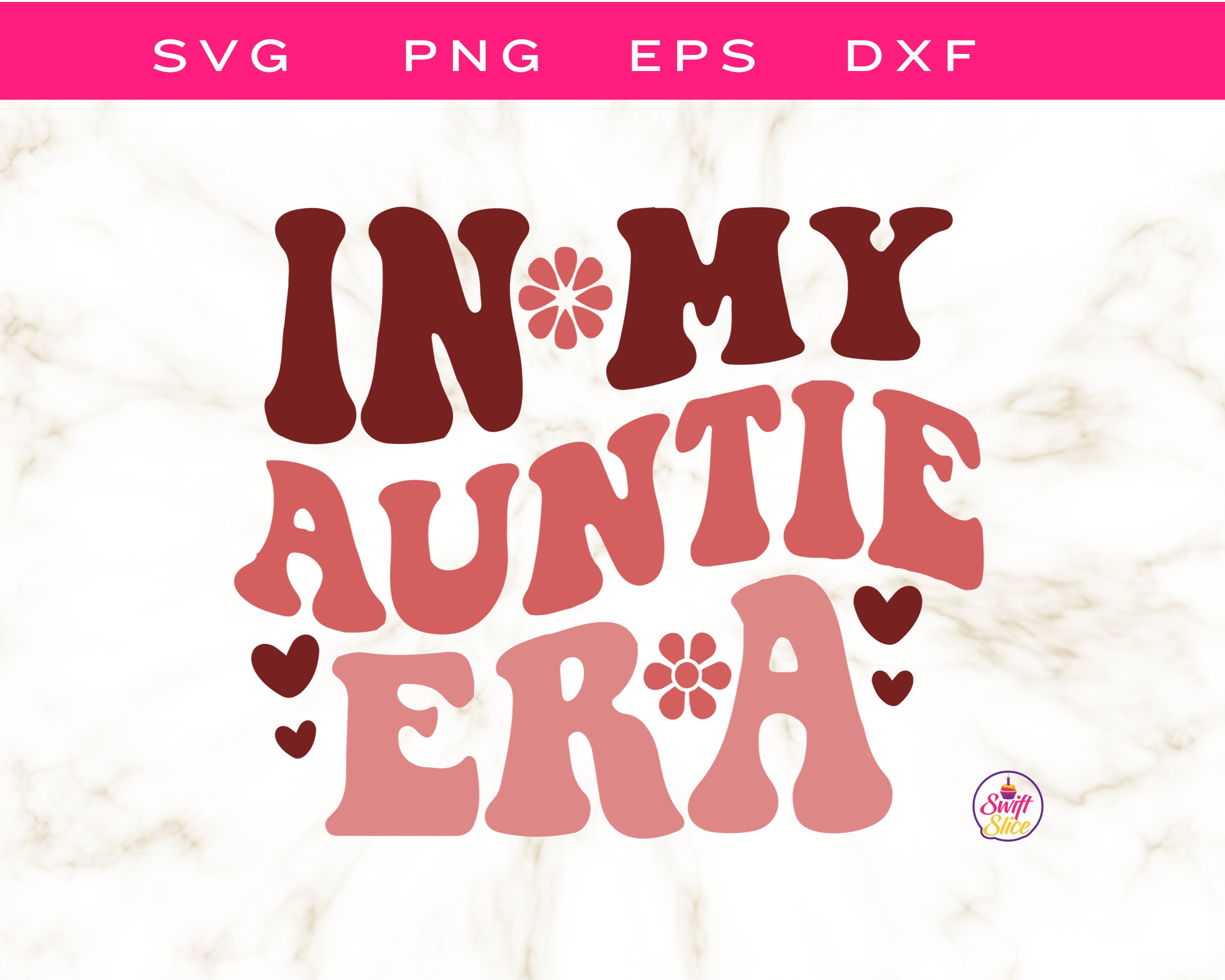 In My Auntie Era Svg | Aunt Era Png | Aunt Shirt | Cut File | Gift for ...