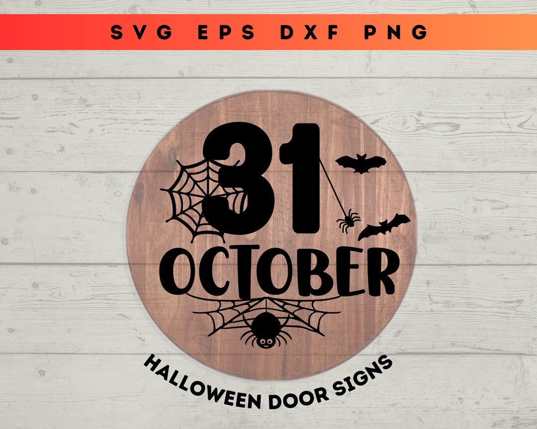 31st October Halloween SVG Instant Download for Cricut, Silhouette, and ...