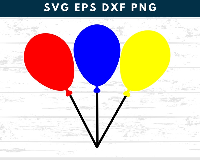Balloon Bundle Svg | Balloon Cut File | Bunch of Balloons Svg - Etsy