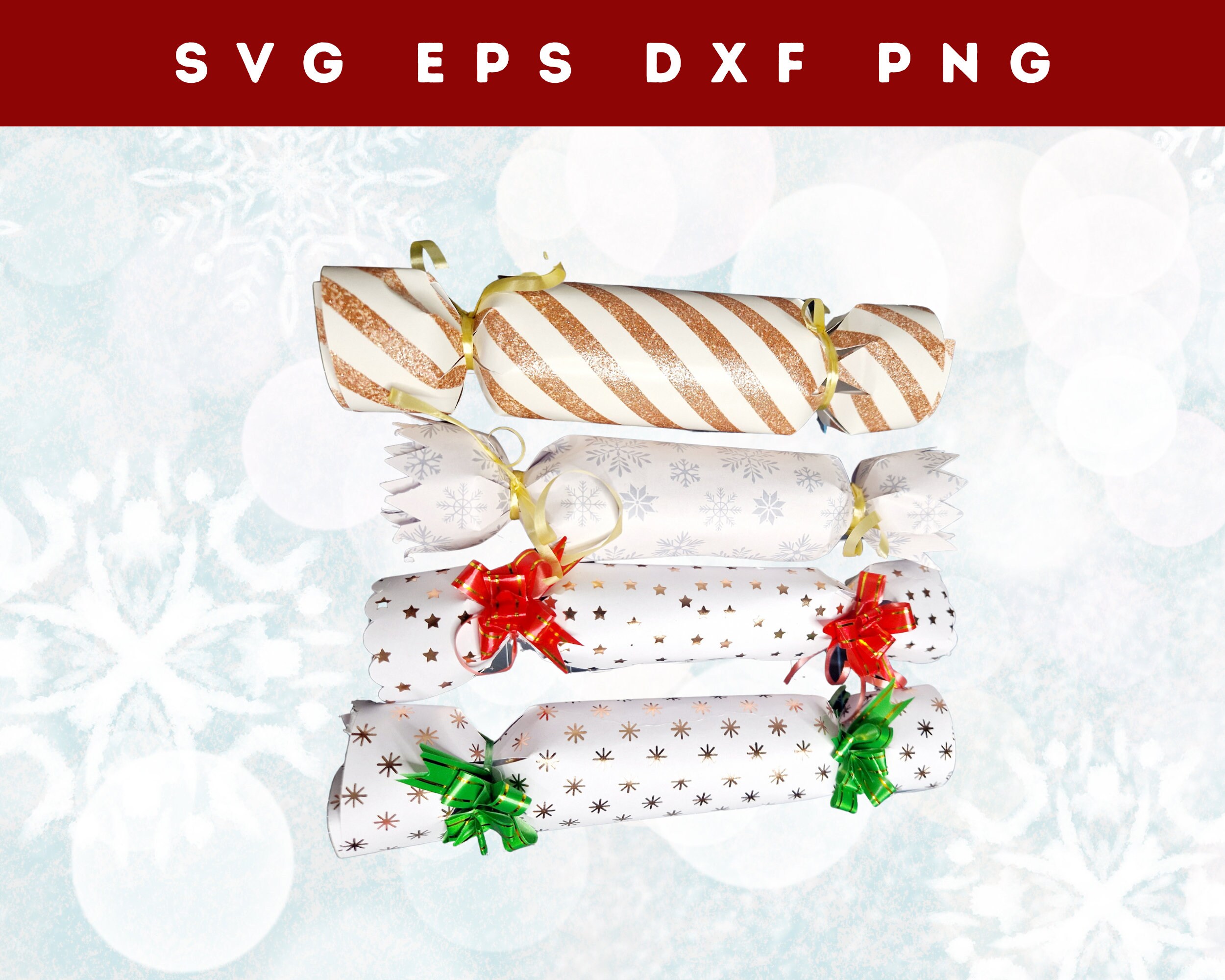 Easy DIY Christmas Cracker SVG Template With Step-by-step Instructions ...