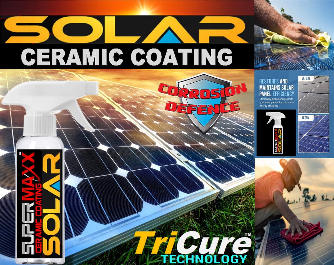 SOLAR PANEL COATING Ceramic Coating Spray Self Cleaning Corrosion ...