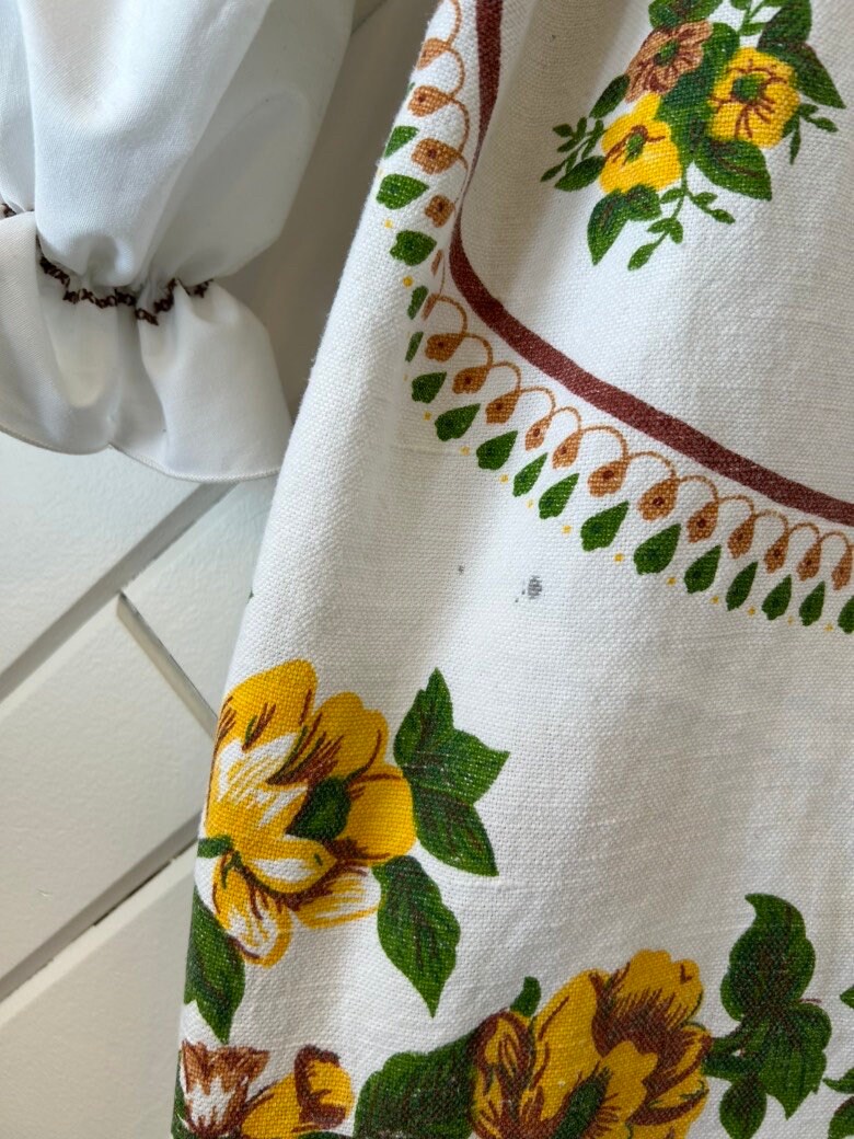Handmade Upcycled Vintage Linen Dress - Etsy