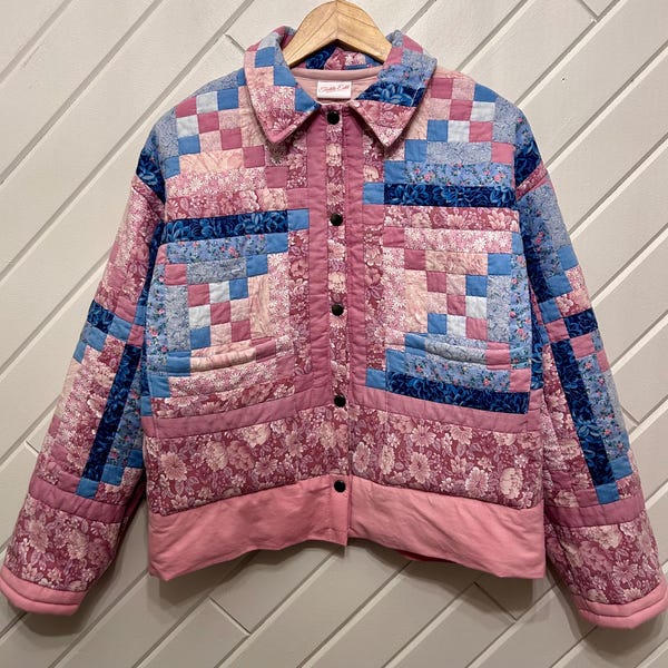 Patchwork Quilt Jacket - Etsy