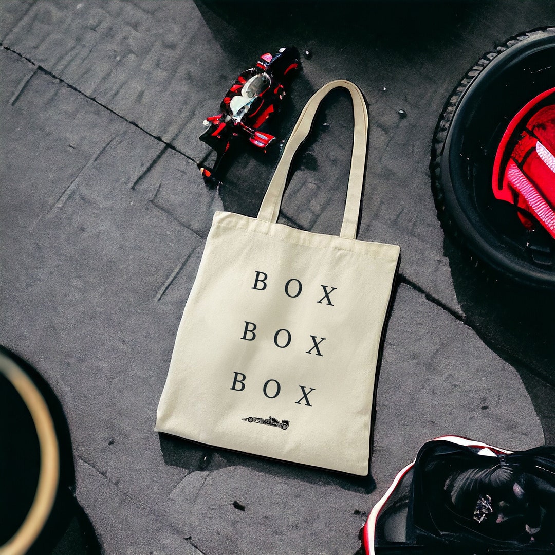Formula 1 Box Box Box Tote / Formula 1 / Max Verstappen / Charles ...