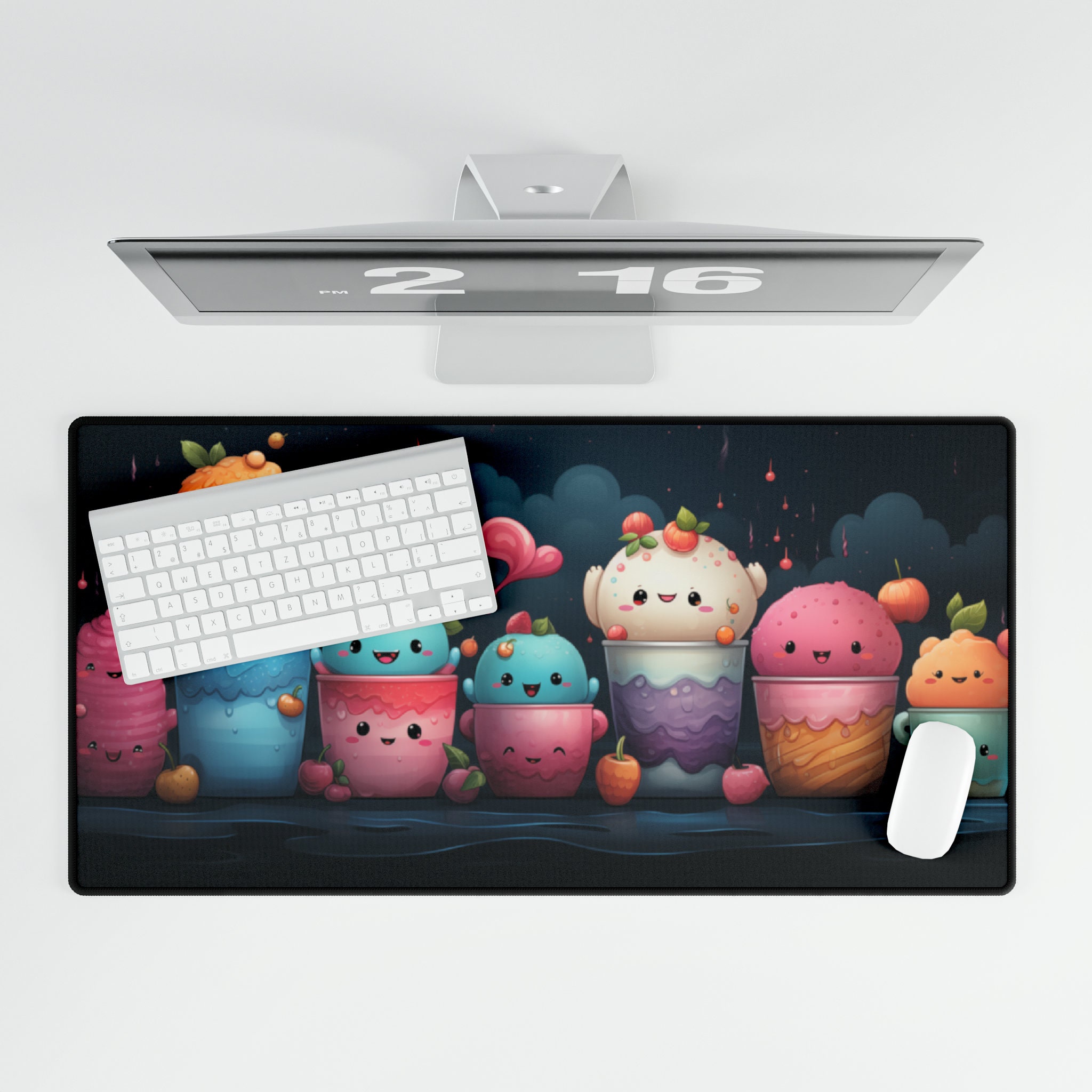 Kawaii Desk Mat, Cute Desk Mat, Aesthetic Desk Mat, Office Desk Pad ...