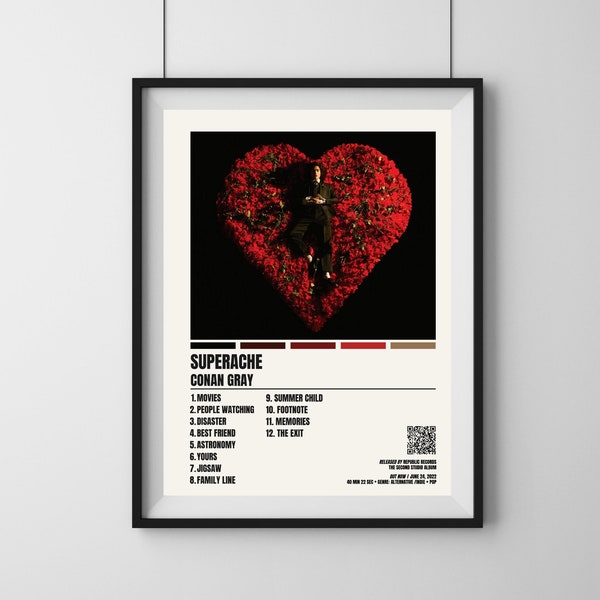 Conan Gray Album Poster - Etsy