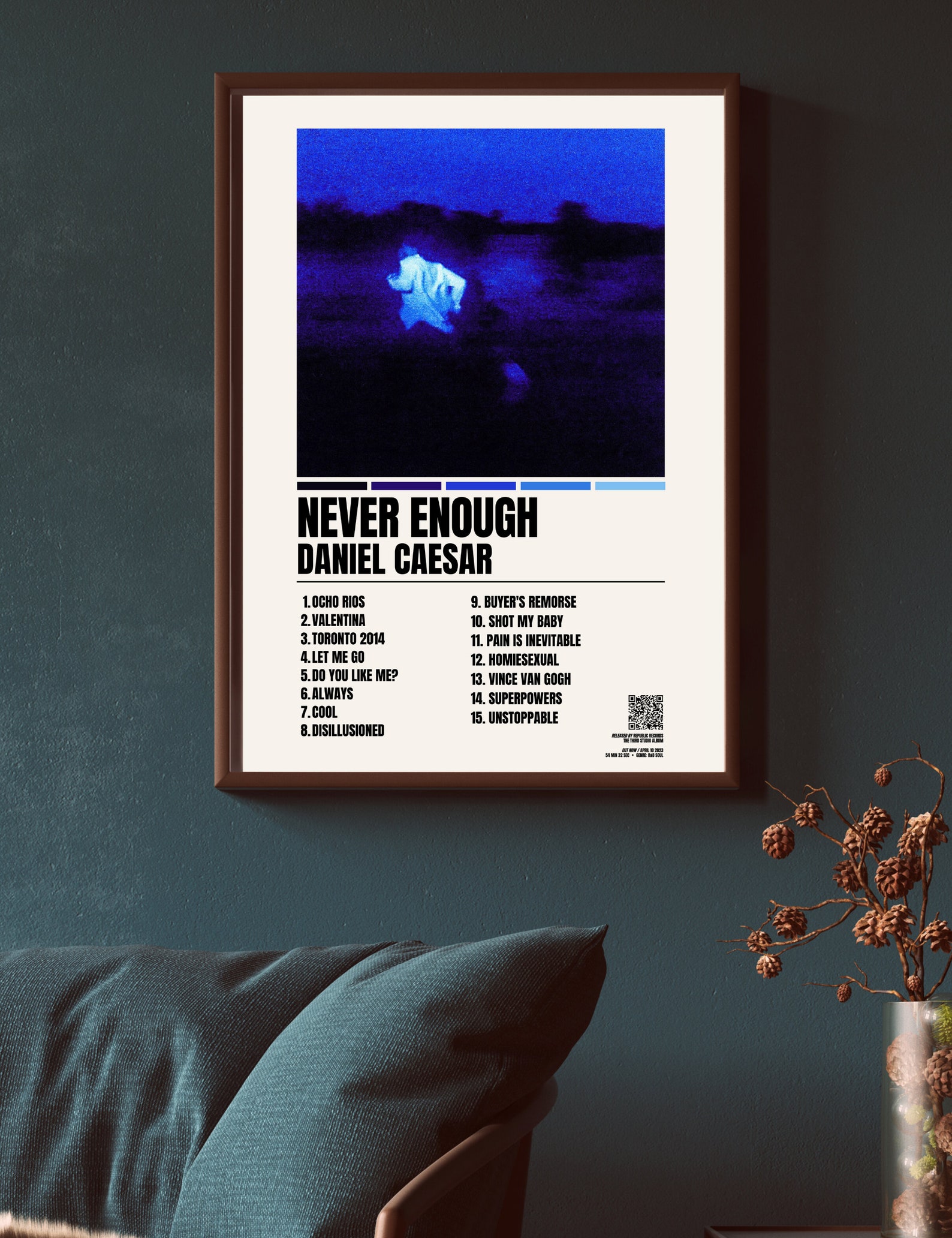 Daniel Caesar Never Enough Album Cover, Daniel Caesar, Digital Album ...